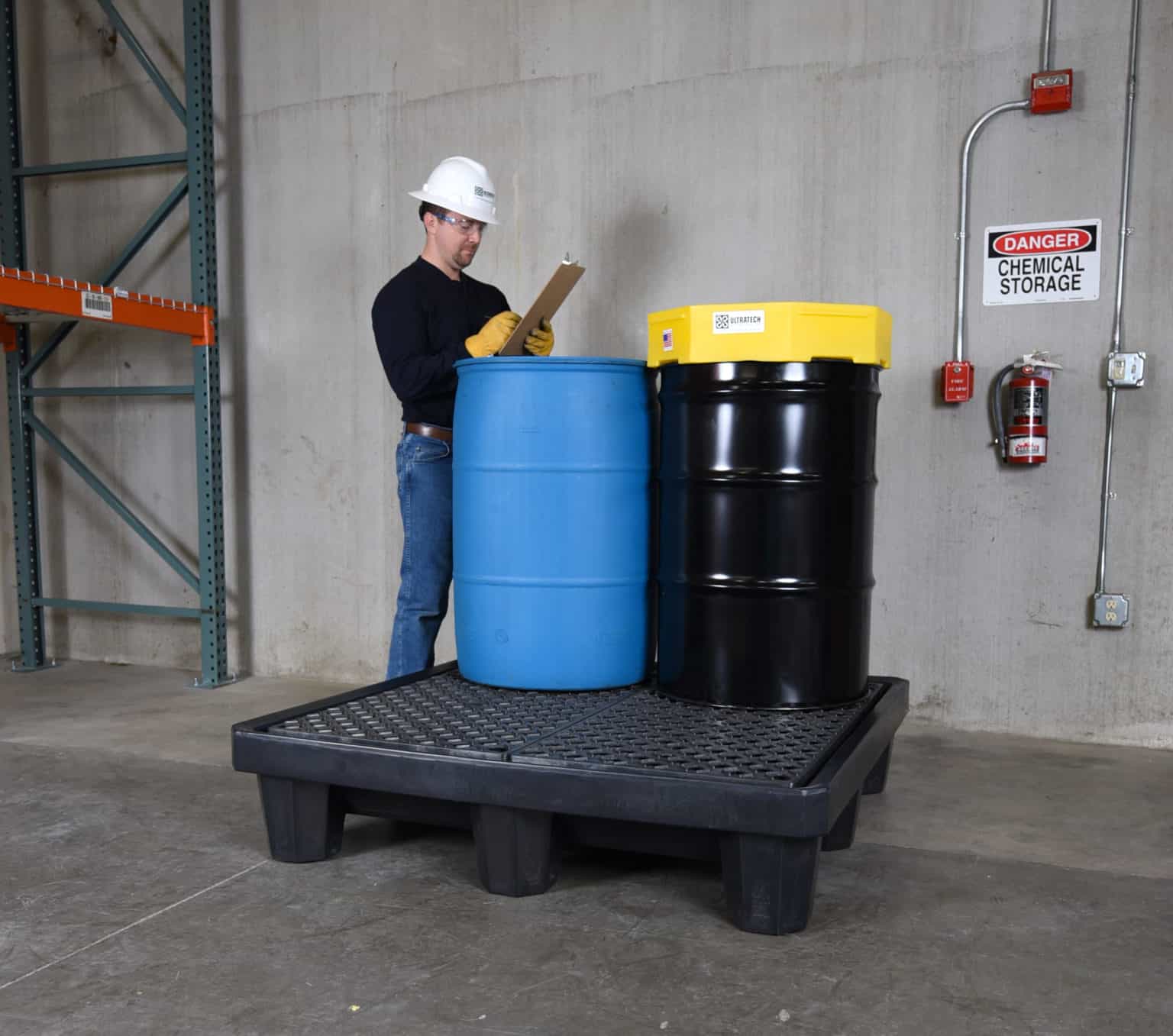 Ultra-Spill Pallet® - Nestable Model - SpillContainment.com